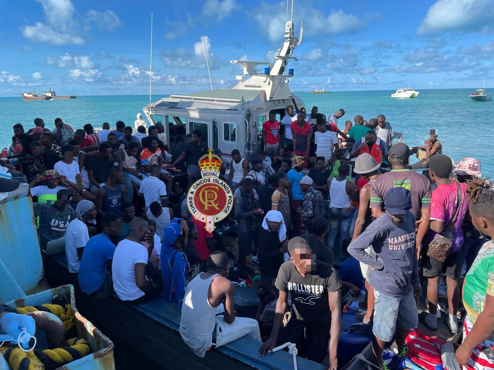 Two Hundred and Forty Illegal Migrants intercepted at sea - Royal Turks ...