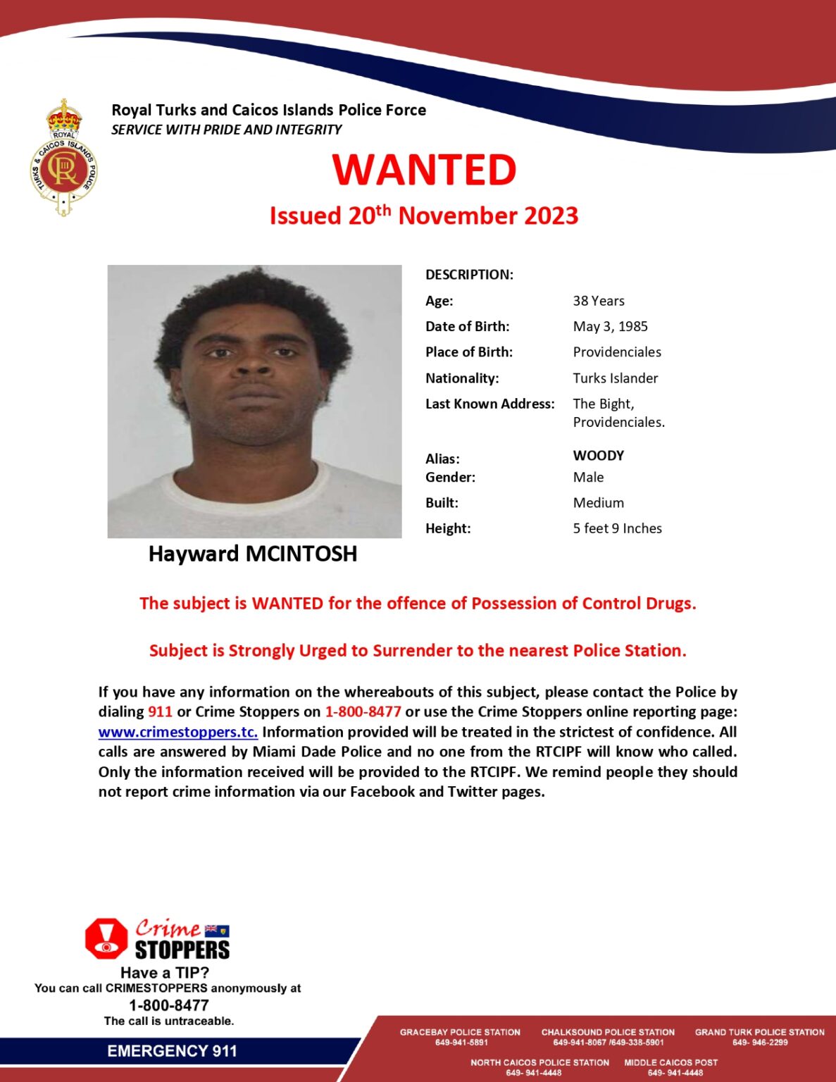 Home - Royal Turks and Caicos Island Police