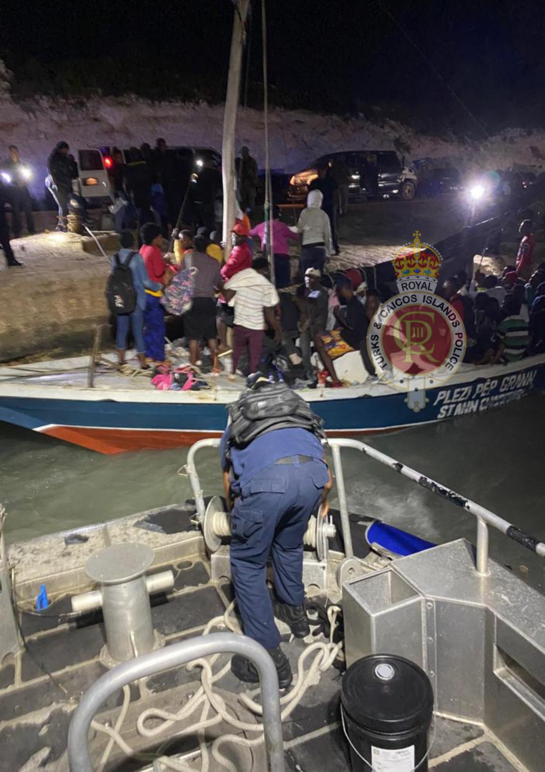 Illegal Vessel Intercepted By The Royal Turks And Caicos Islands Police