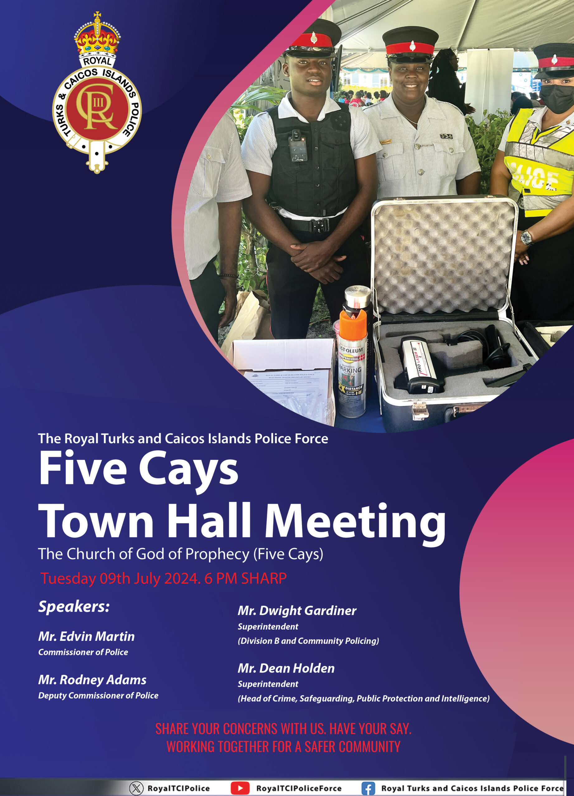 Five Cays Town Hall Meeting – Venue Update - Royal Turks and Caicos ...