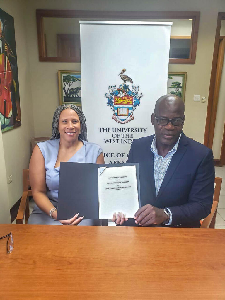 Top Cop Signs MOU with University of the West Indies - Royal Turks and ...
